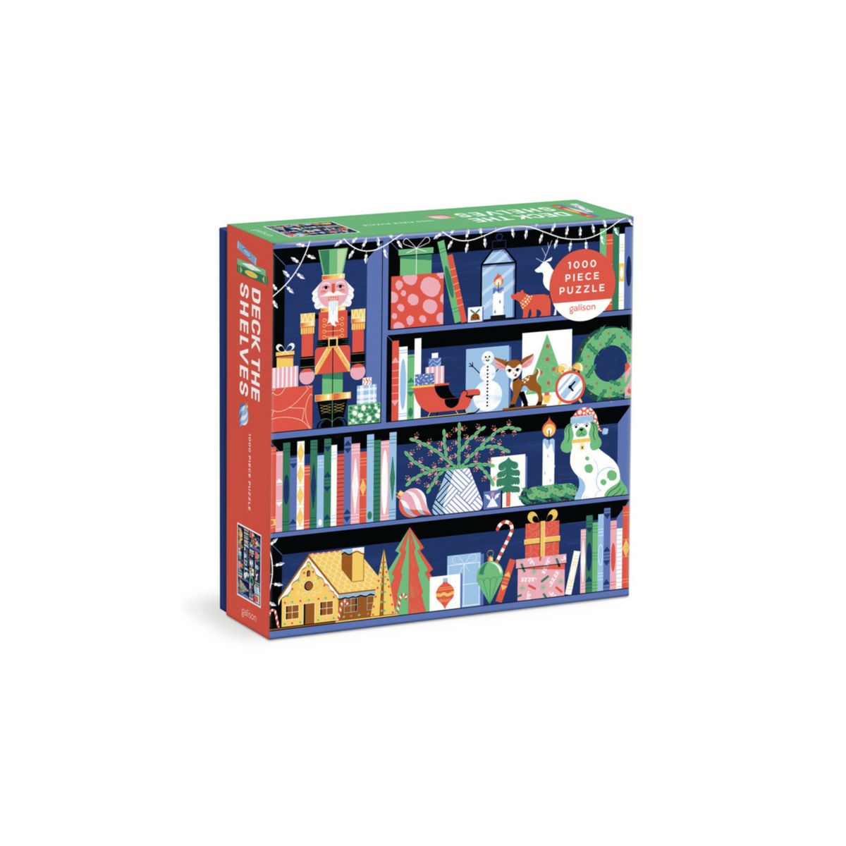 Galison Deck The Shelves 1000 Piece Puzzle In A Square Box Weve ca