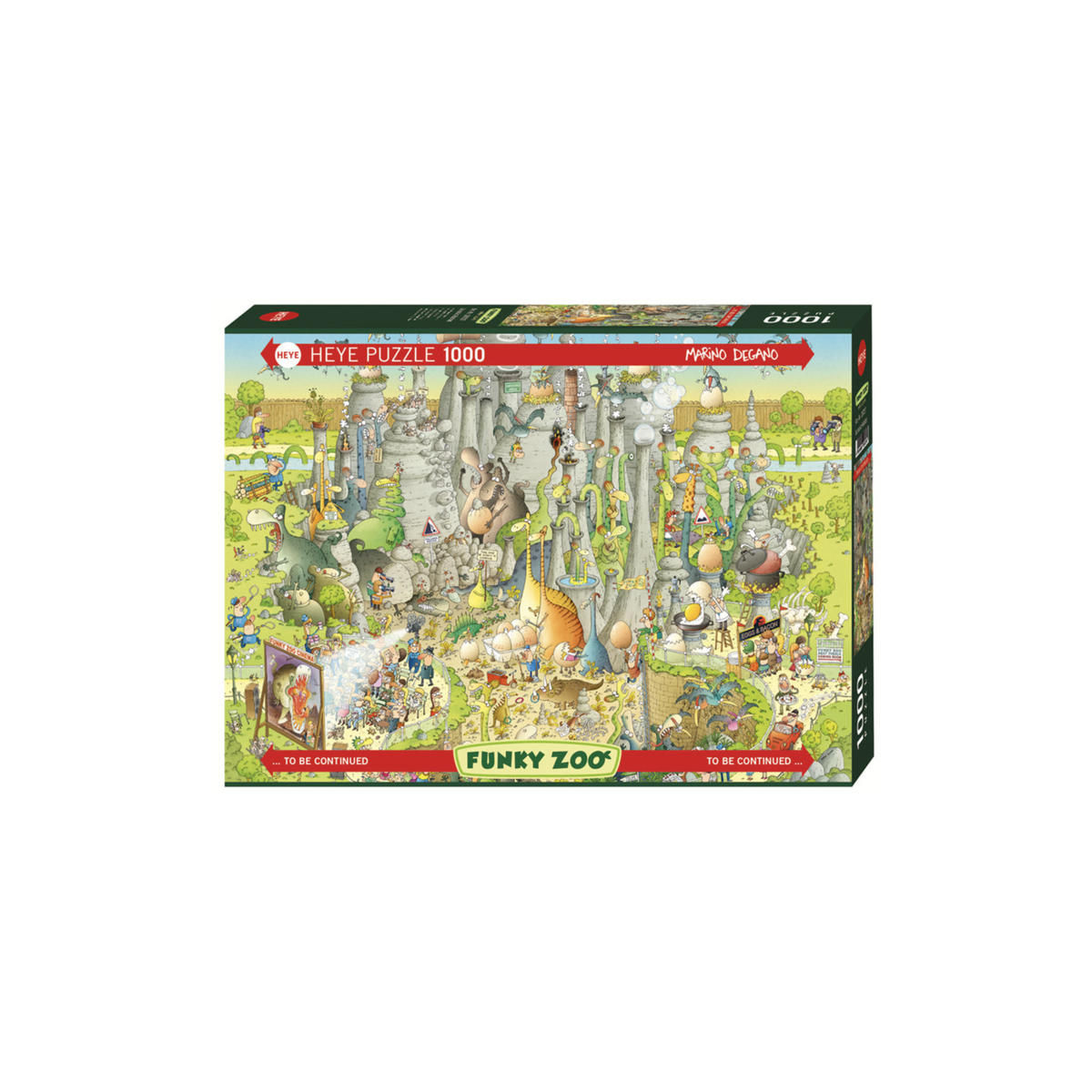 Heye - Funky Zoo Jurassic Habitat 1000 Pieces — WEVE