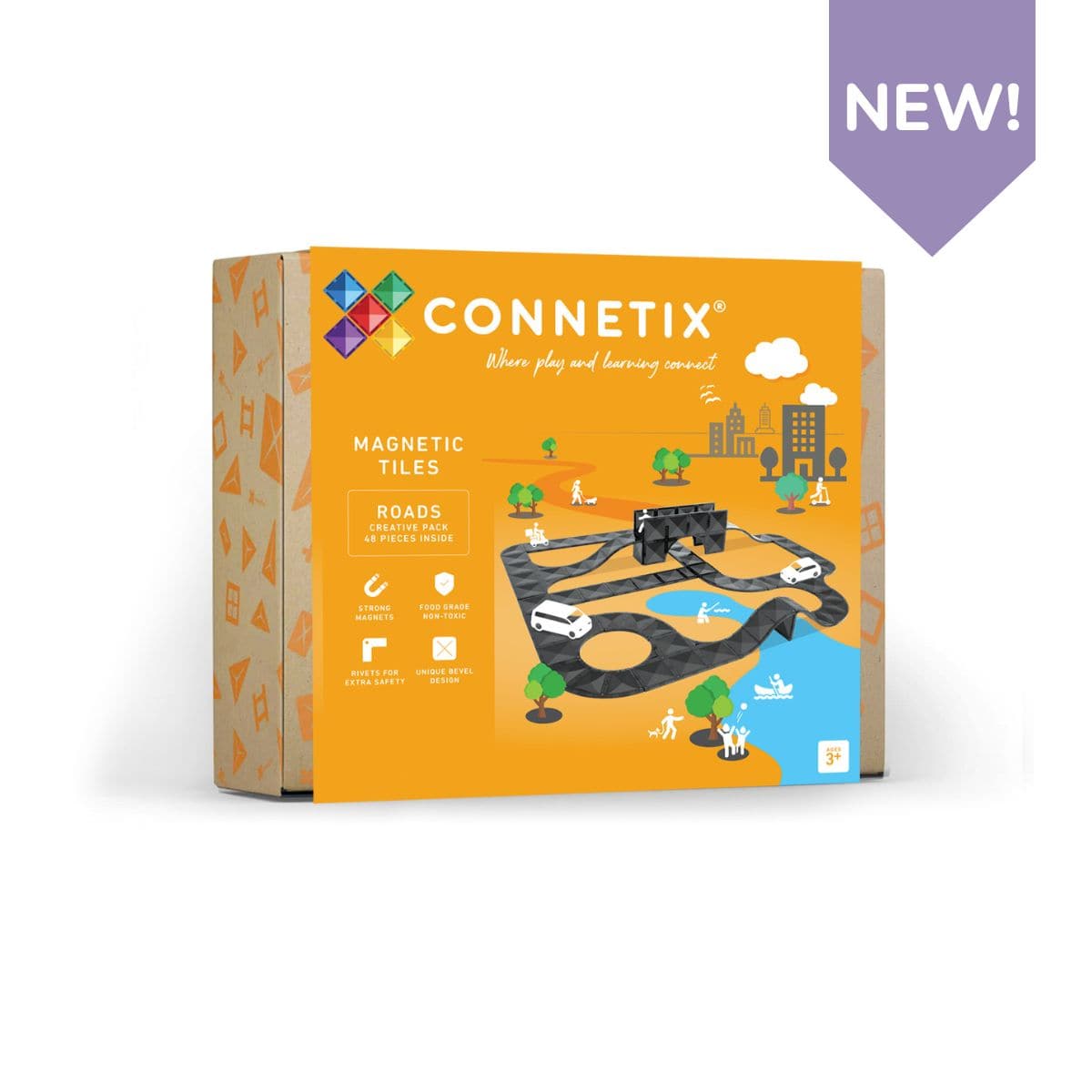 Connetix Magnetic Toys - Ramps & Intersections Pack 16 pc — WEVE